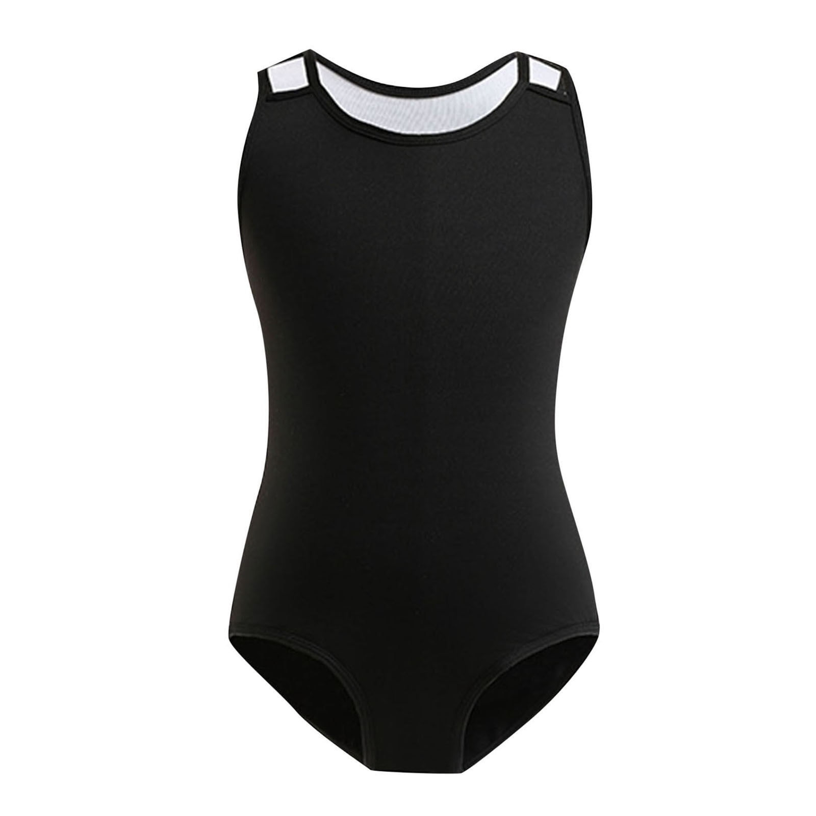 Girl Clothes Girls Leotards for Gymnastics Outfits Kids 1 Piece Solid ...