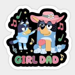 Girl Dad Sticker Bluey Stickers For Kids, Bluey Stickers Party Favors ...