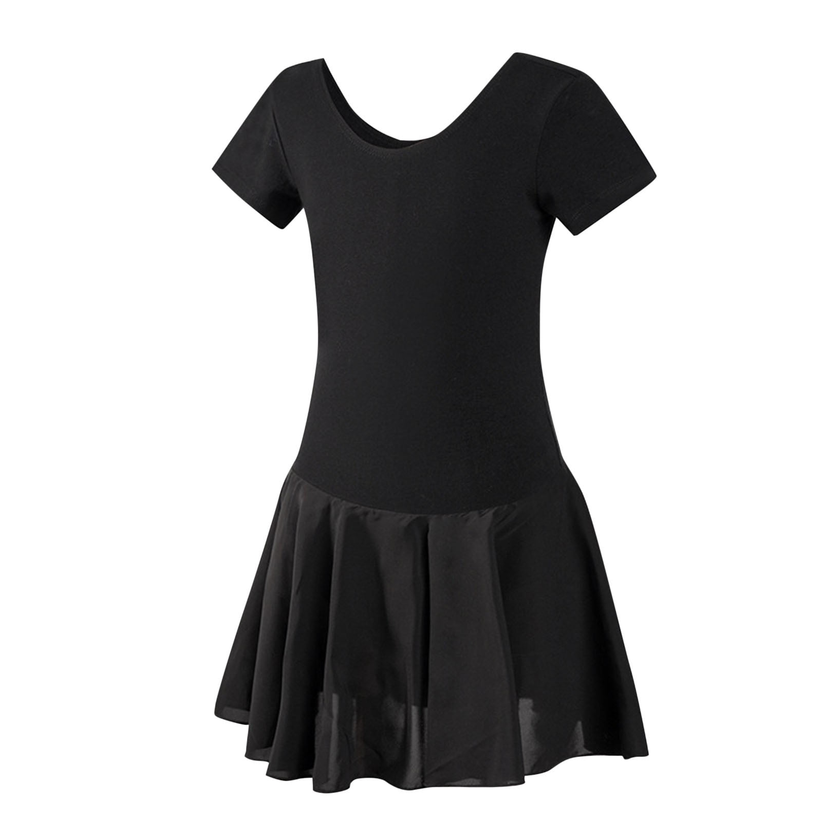 Girl Dance Clothes Ballet 3-12T Cap Sleeve Skirted Leotards Kids ...