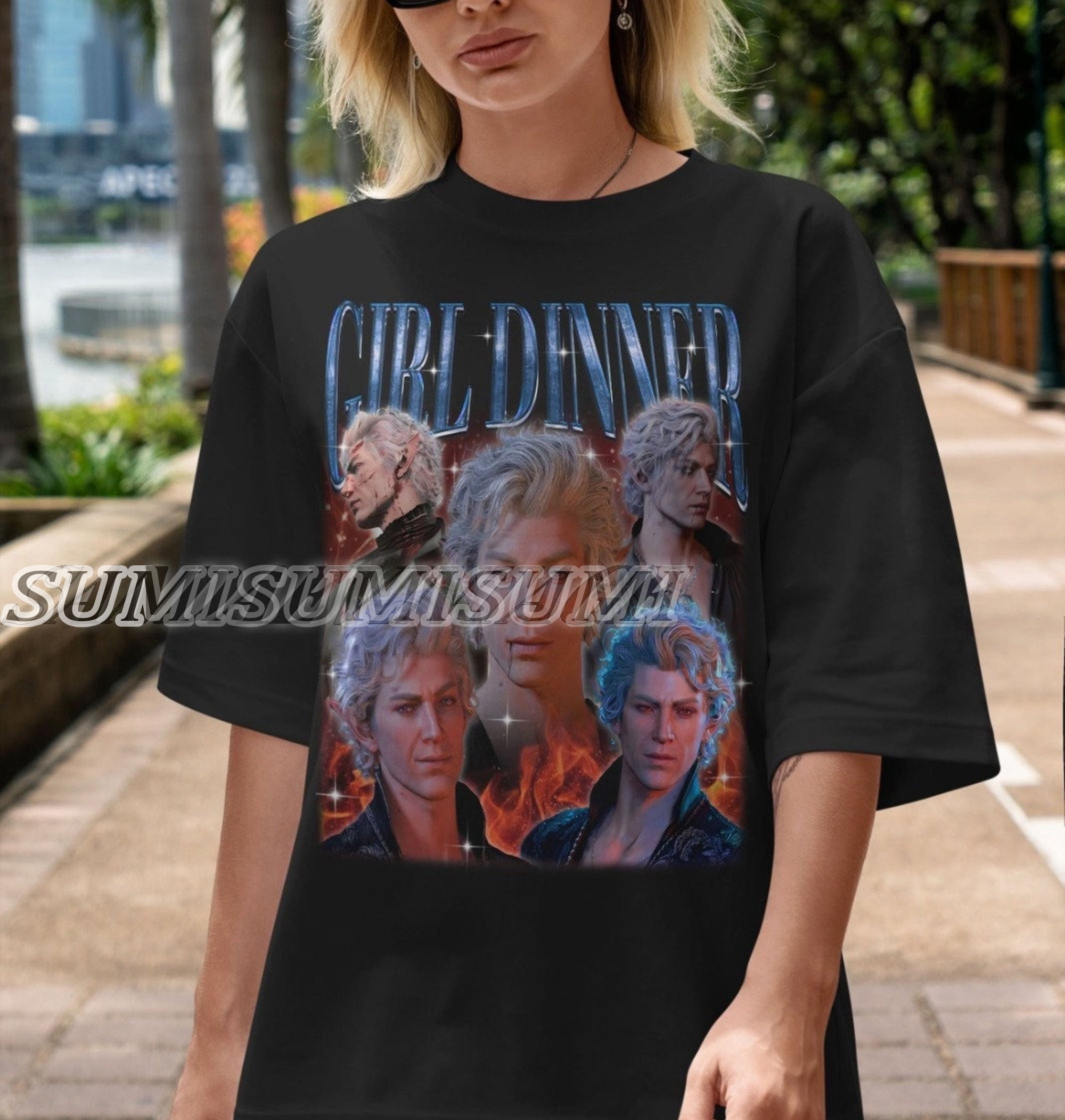 Girl Dinner Astarion Baldurs Gate T-Shirt For Unisex - Gift For Women ...