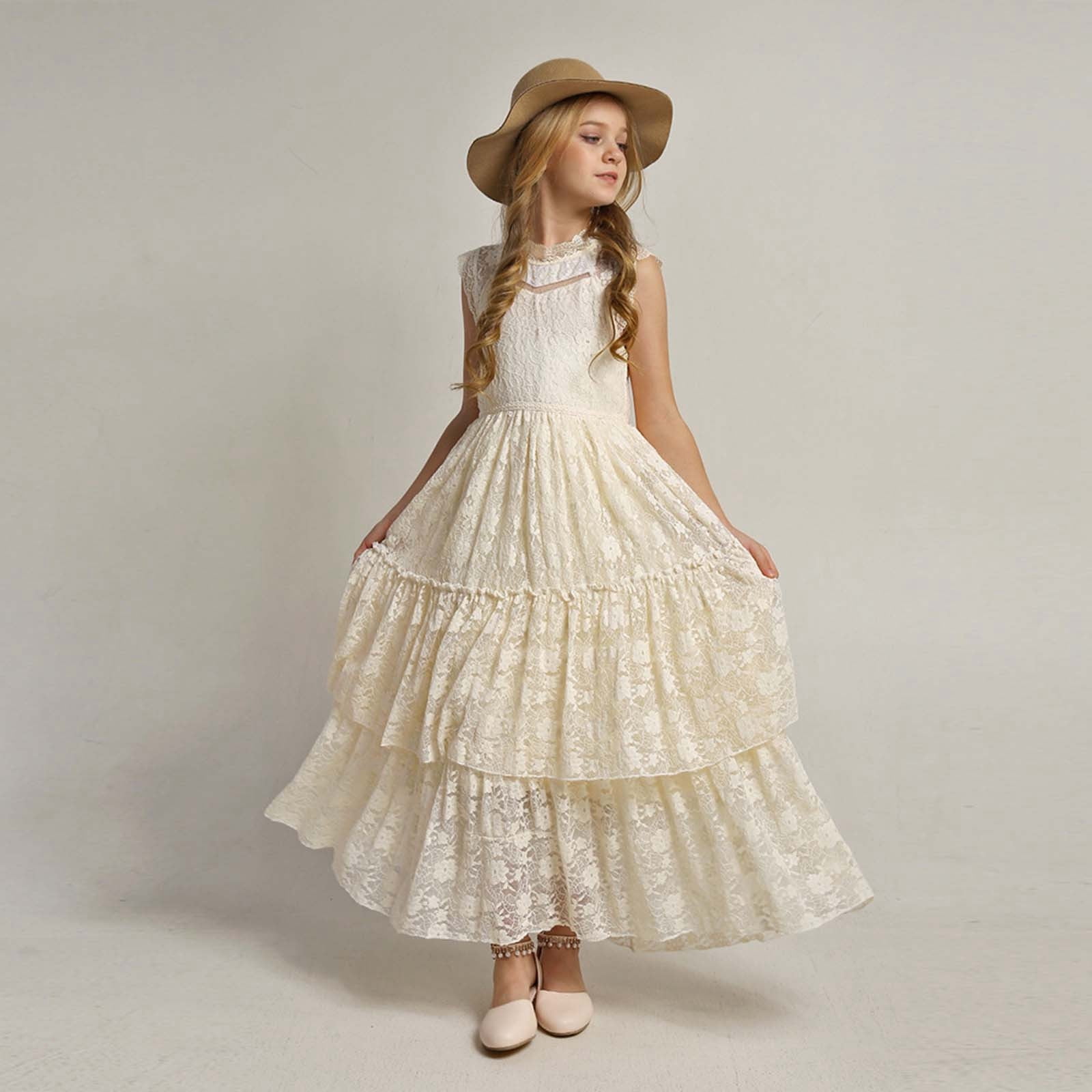 Girl Dresses Cute Birthday Dress for Girls Kids Girls Fancy Dress 3T ...
