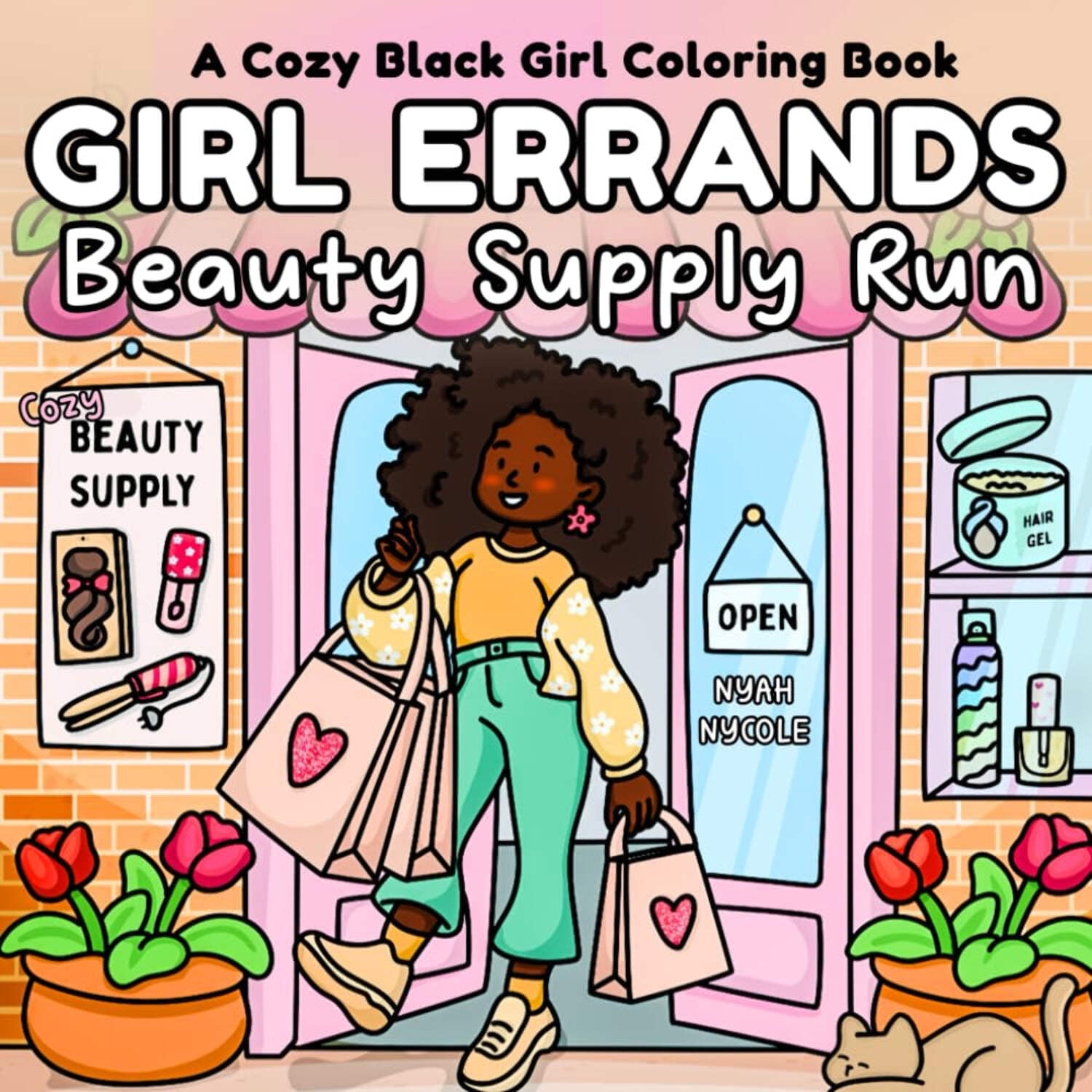 Makeup Coloring Page