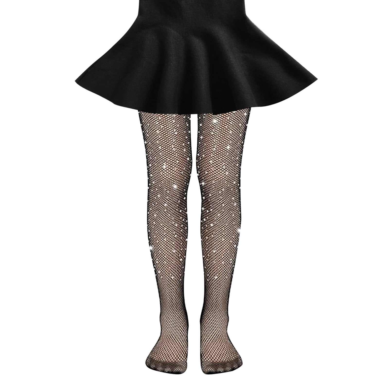 Girl Fishnet Tights Fishnet Stockings Glitter Tights Bling Legging Mesh ...