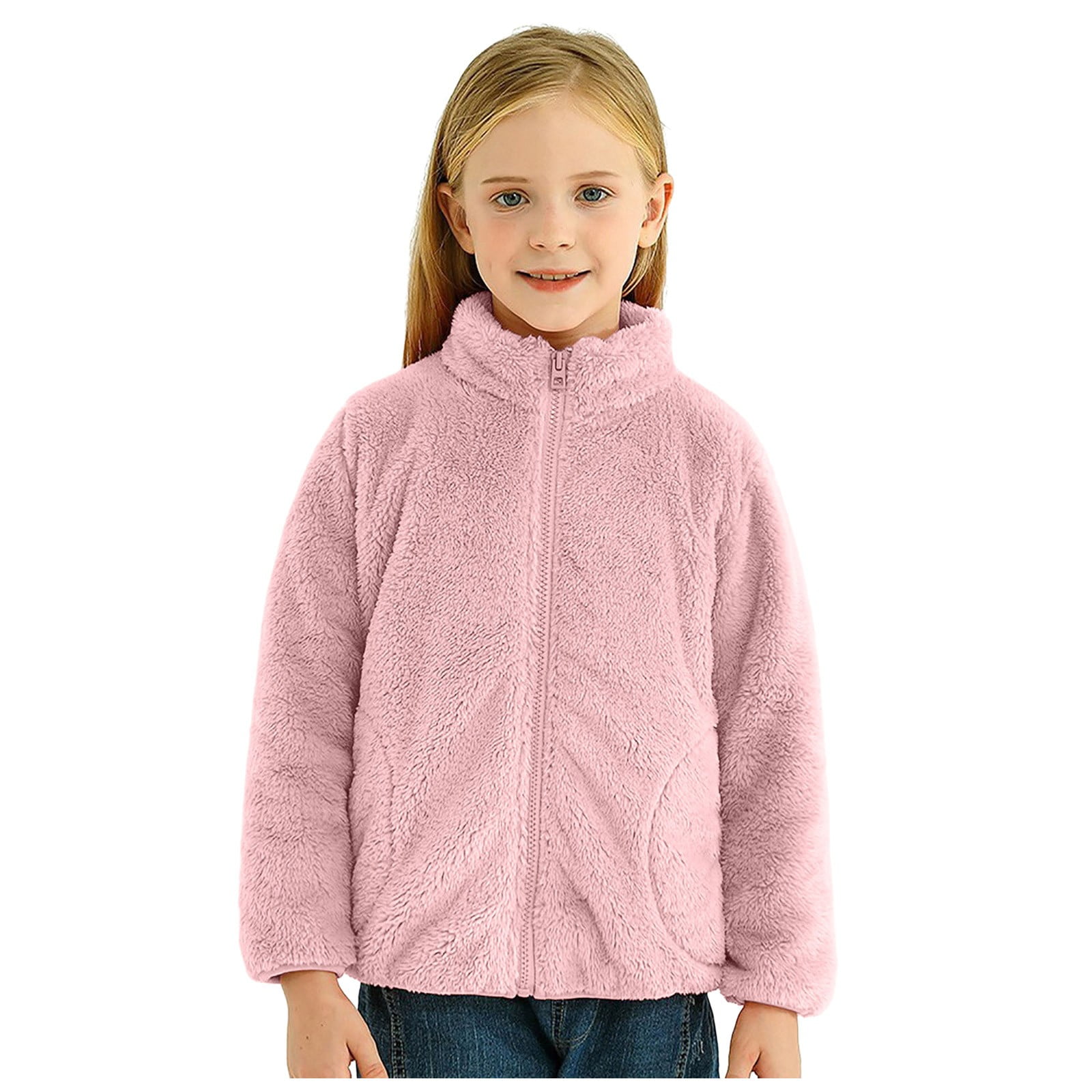 Girl Fleece Jacket Girls Coats Size 8-10 Girls Fleece Jacket – Full Zip ...