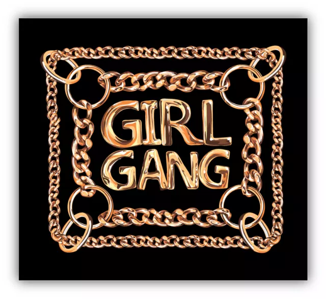 Girl Gang Slogan Sticker Phone Decal Water Bottle Stickers Car Decals ...
