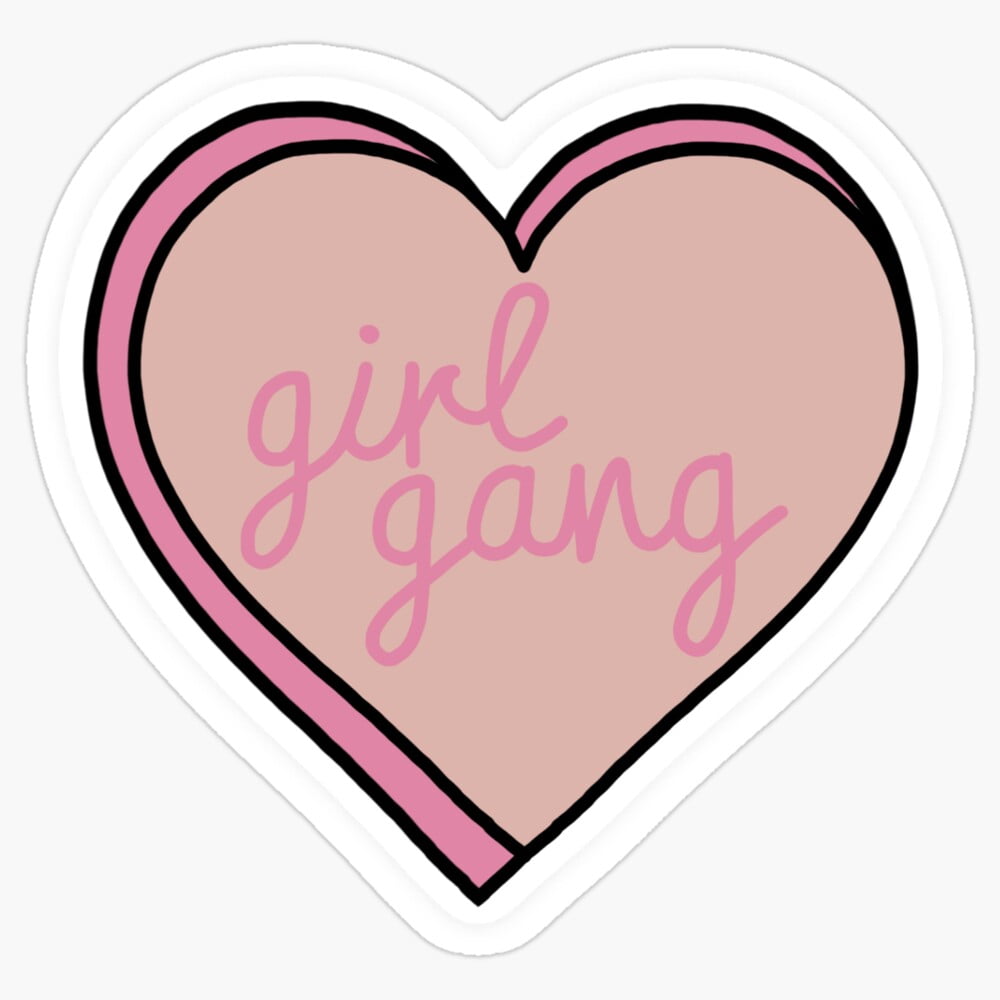 Girl Gang Sticker Phone Decal Water Bottle Stickers Car Decals, Laptop ...