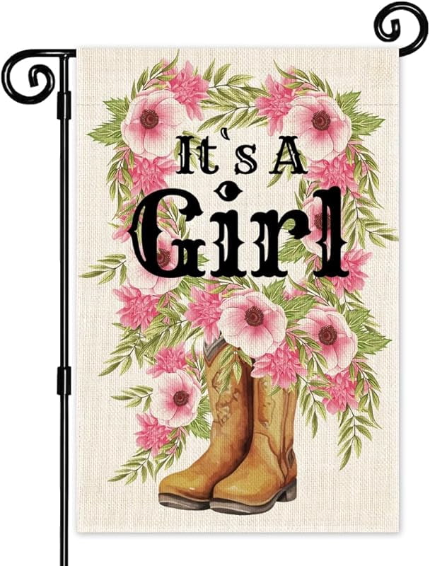 It is a Girl Garden Flag, Double Sided Yard Outdoor Farmhouse Lawn ...