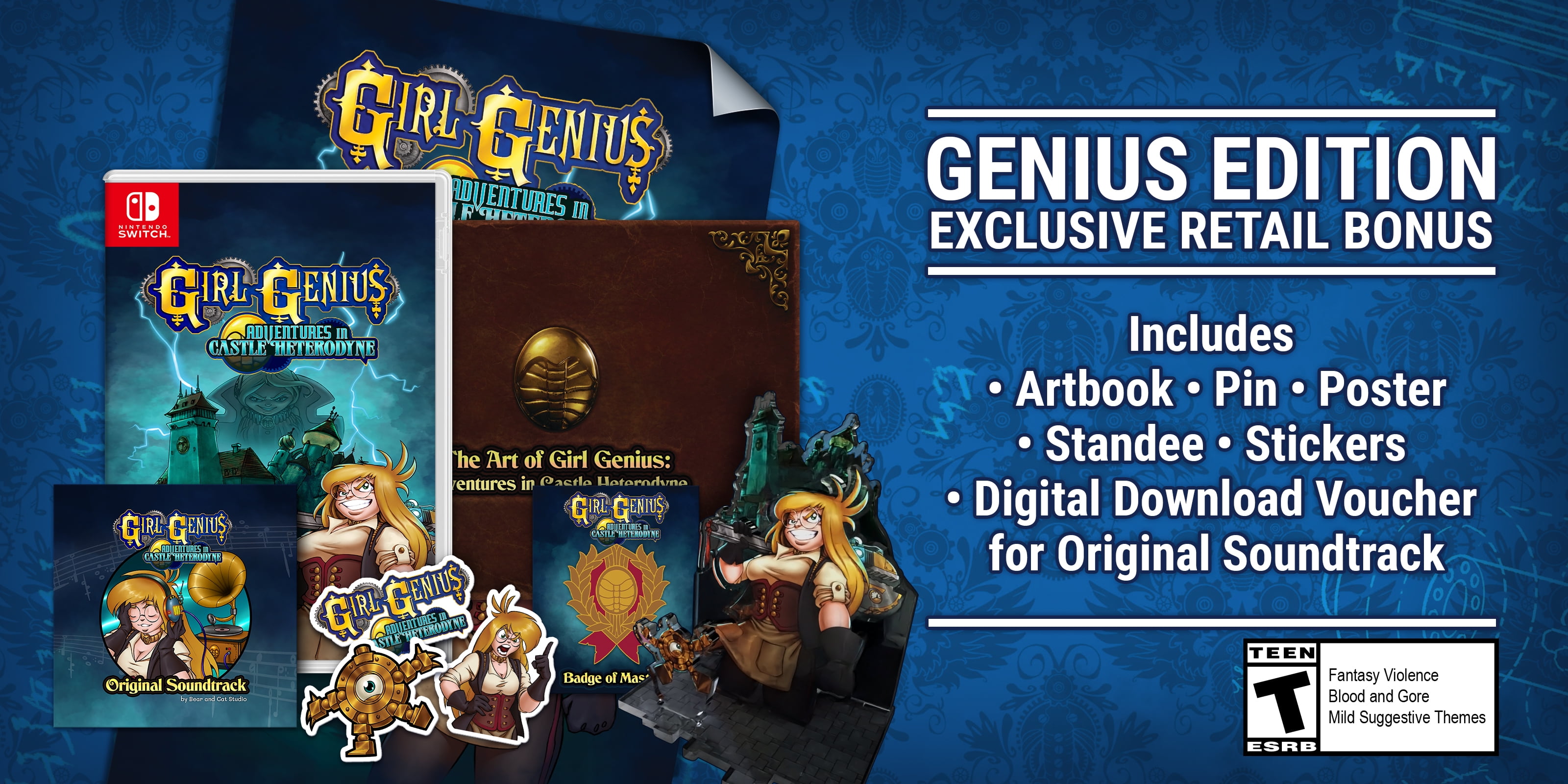Girl Genius: Adventures in Castle Heterodyne Genius Edition - Nintendo ...