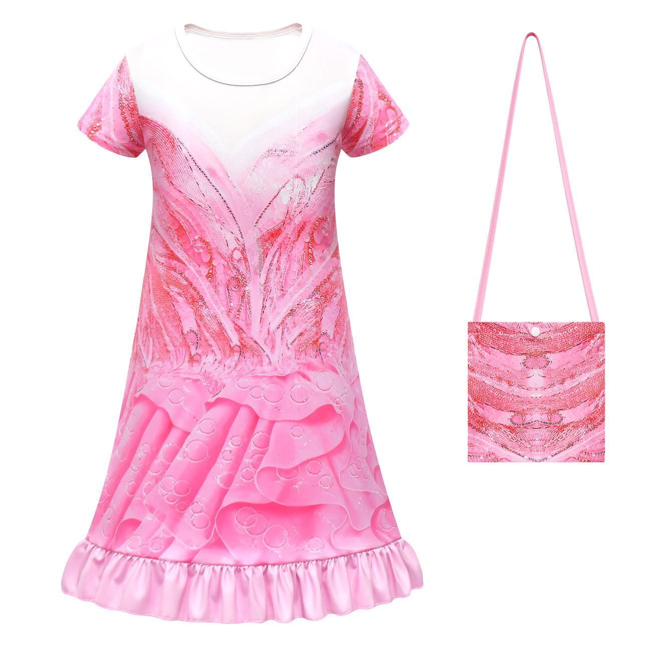 Girl Glinda Nightgown with Bag Princess Pajama Dress Nightie for Little ...