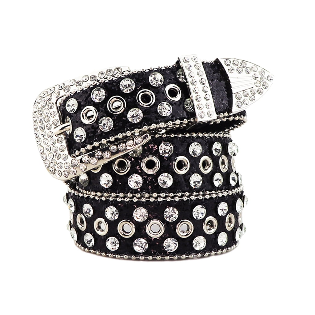 Girl Glittered Waist Belt Street Dance Jeans Belt Decorative Studded ...