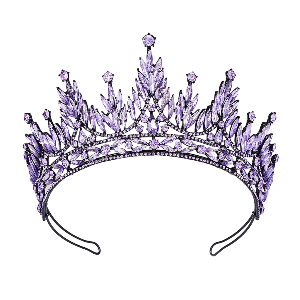 Girl Hair Hoop Glinting Crown Proms for Queen Birthday Headbands Photo ...