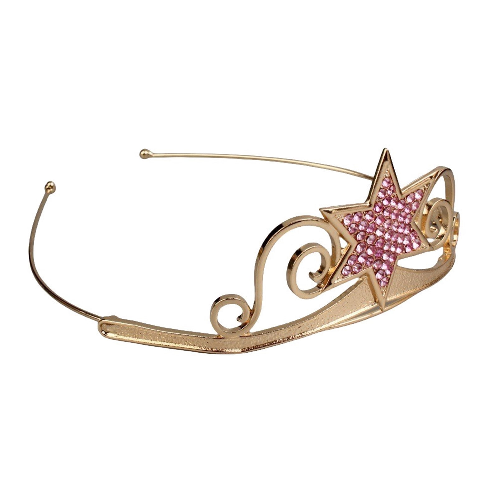 Girl Hair Hoop Glinting Crowns for Birthday Heavy Duty Headbands Photo ...