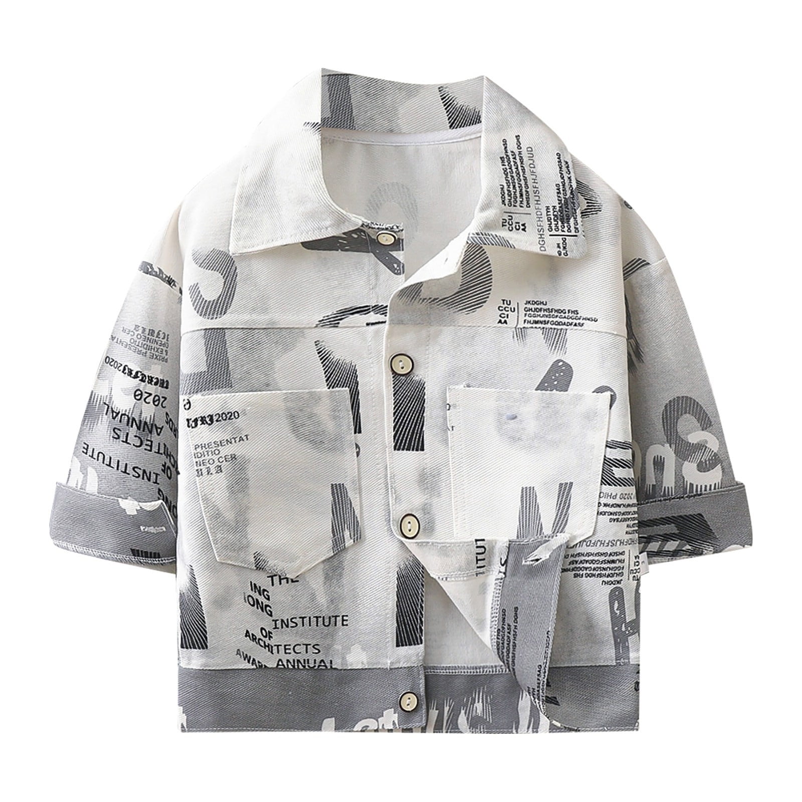 Girl Jackets Long Sleeve Girls Jean Jacket Button Top Coat Girls Tops ...