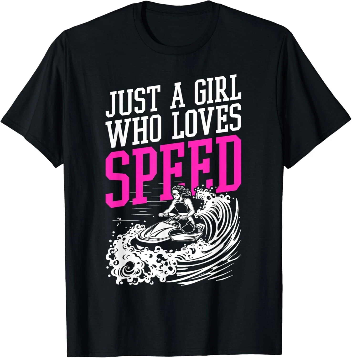 Girl Jet Skiing Lover I Women Jet Skiing Fan Unisex Royal Blue/ Black ...