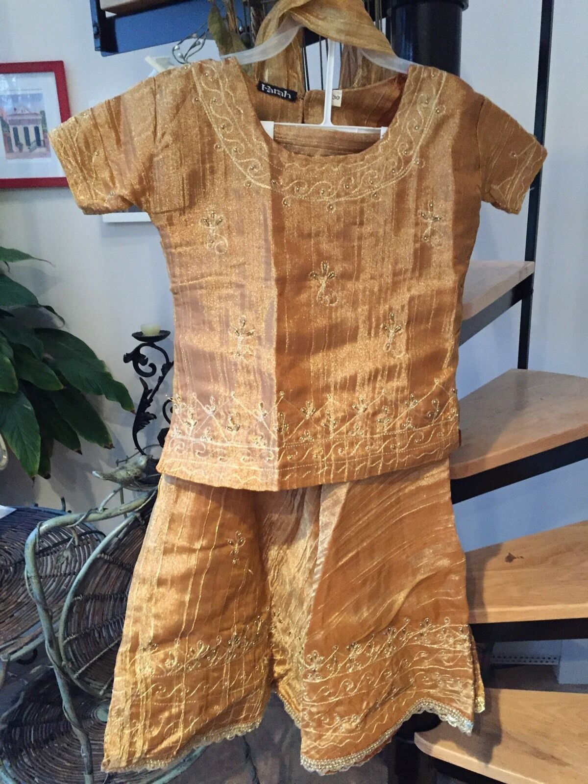 Girl Kids 7-8 years Indian Pakistani Lehnga Ghagra Kameez Choli Eid ...