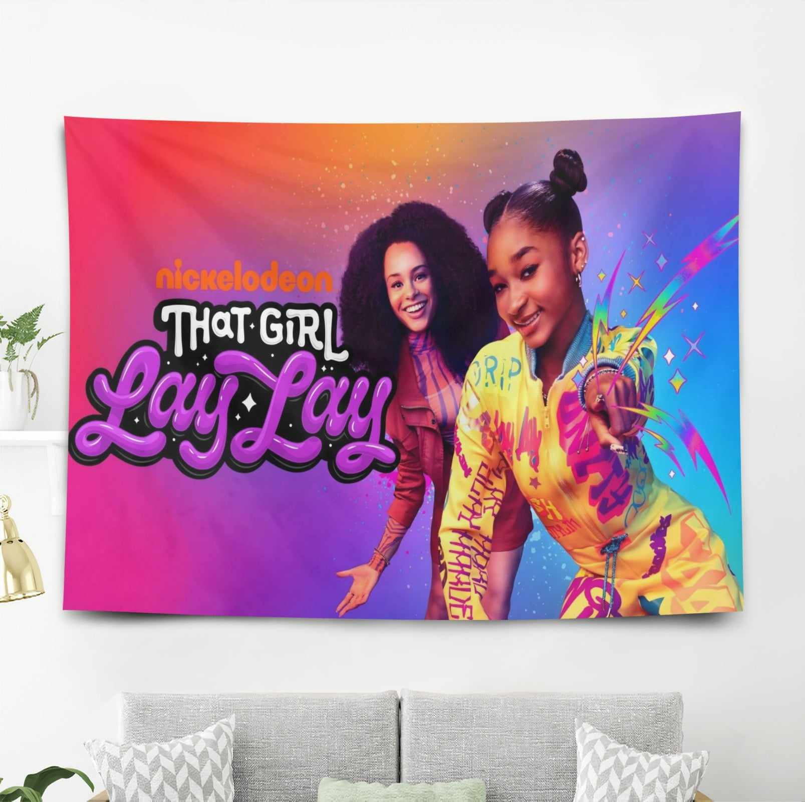 That Girl Lay Lay-Theme Anti-pilling Tapestry Gift Wall Hanging ...
