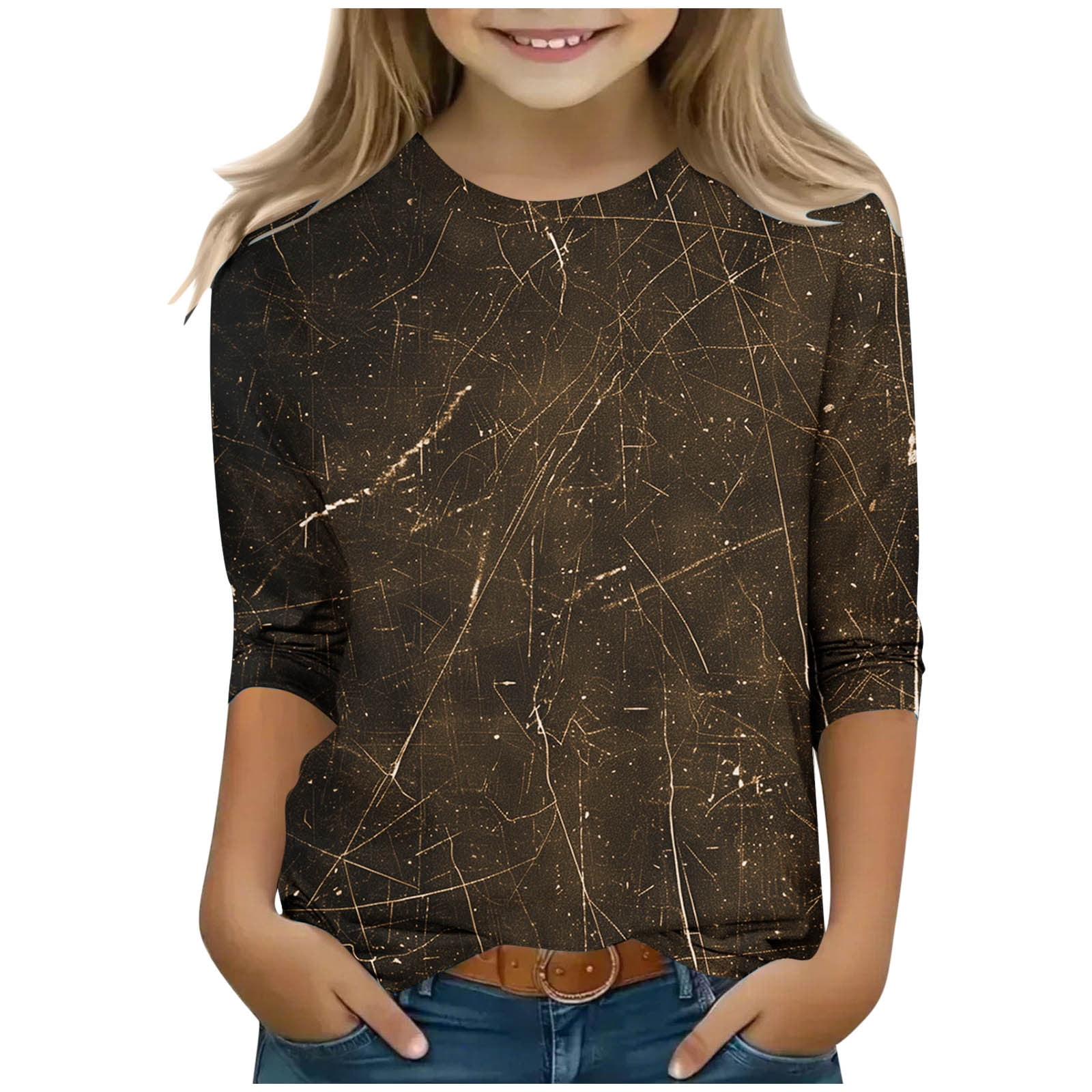 Girl Long Sleeve Shirts Girls Clothes Size 10 12 Toddler Girls Long ...