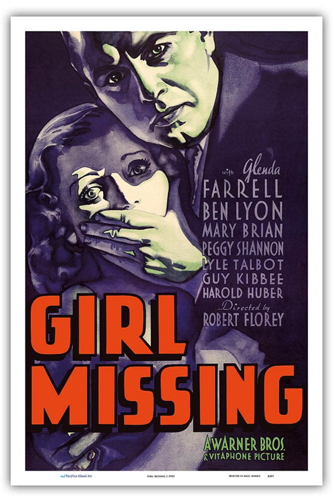 Girl Missing - Starring Glenda Farrell Ben Lyon Mary Brian - Vintage Film Movie Poster c.1933 ...