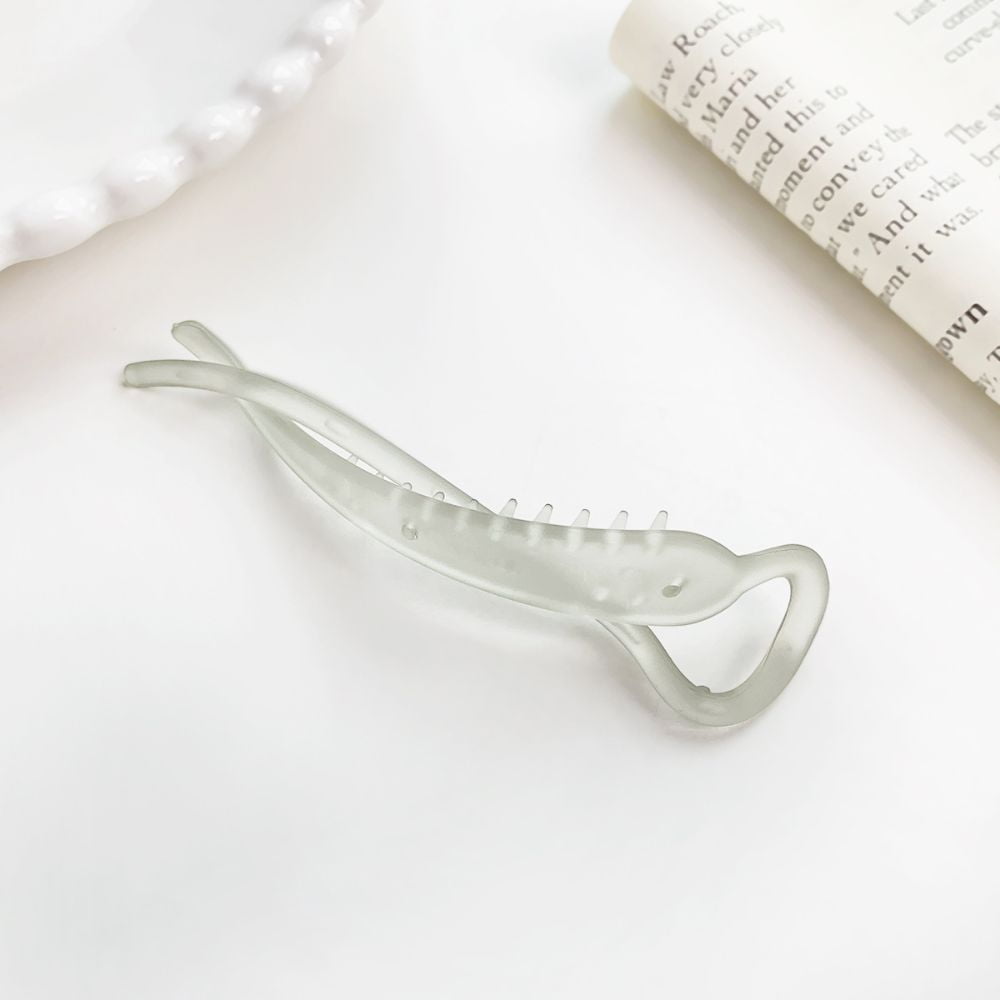 Girl New Simple Plastic Green Ponytail Holder Cross Hair Claws ...