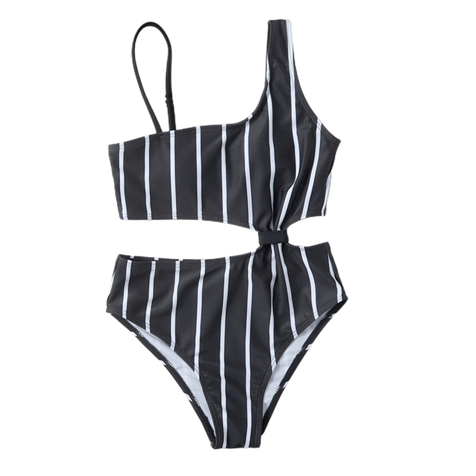 Girl One Piece Swimsuit Beach Bathing Suit Tropical Print Cute Tie Dye ...