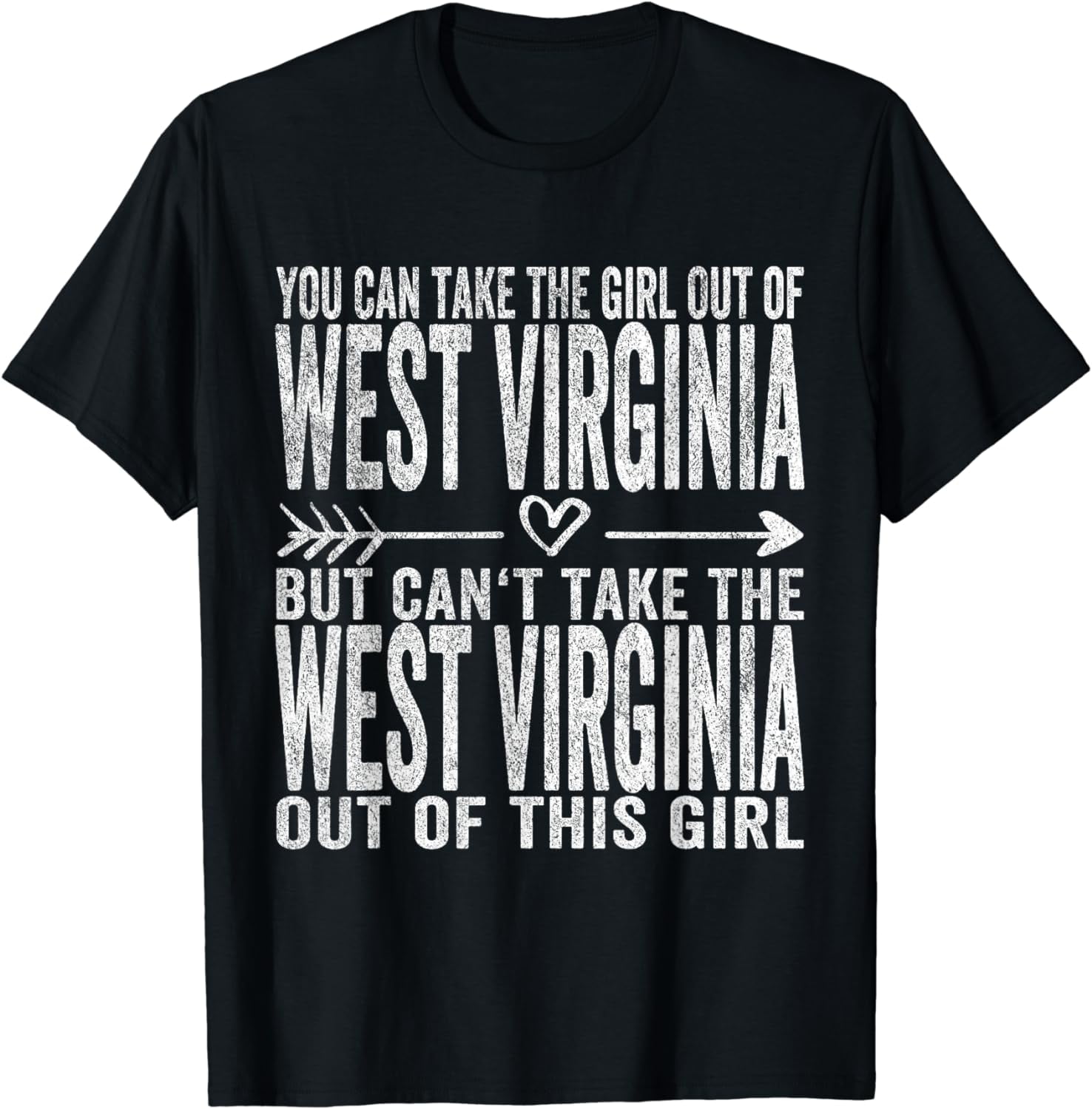 Girl Out Of West Virginia Hometown Home West Virginia T-Shirt - Walmart.com