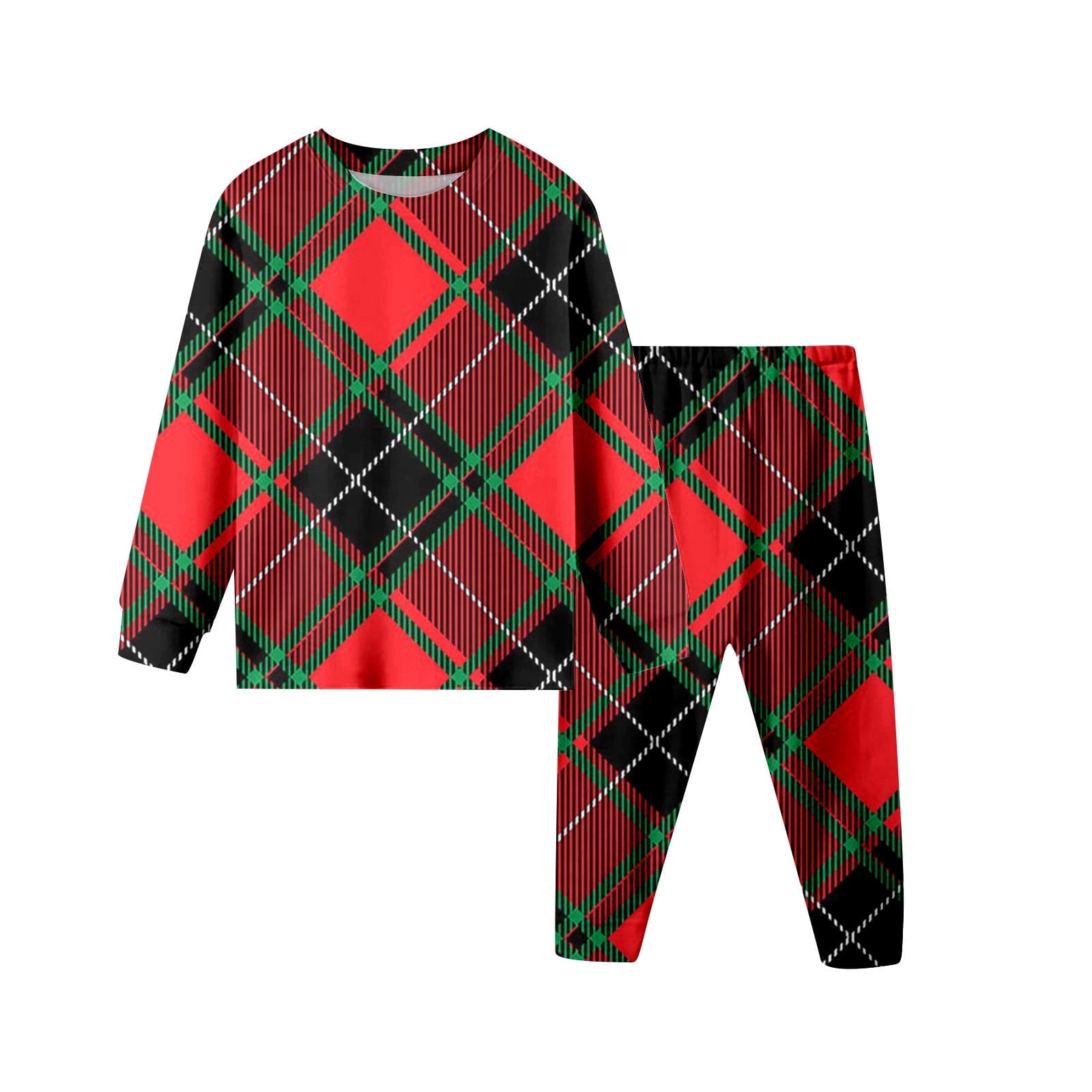 Girl Pajamas Kids Comfort Pajamas Long Sleeve Bottom Soft Sleepwear ...