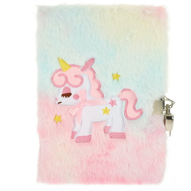 Girl Plush Dairy Unicorn Cover Notebook Lovely Plush Notepad Unicorn ... Girl Plush Dairy Unicorn Cover Notebook Lovely Plush Notepad Unicorn ...