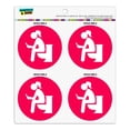 Girl Poop Pooping Sitting on Toilet Funny Refrigerator Fridge Locker ...