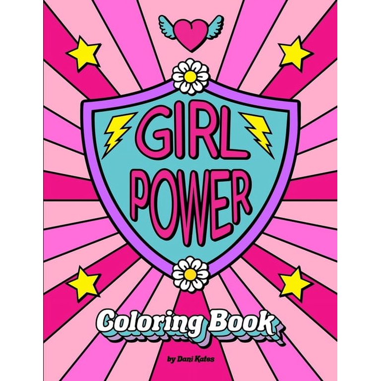 coloring pages girl power