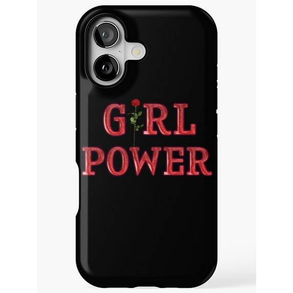 Girl Power Feminist Quote Art Phone Case for iPhone 11 12 13 14 15 16 ...
