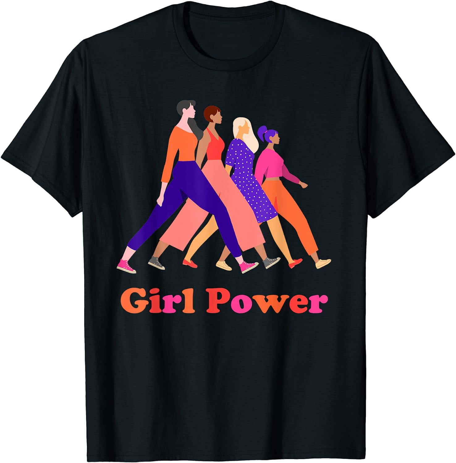 Girl Power "GRL PWR" Feminist T-Shirt - Walmart.com