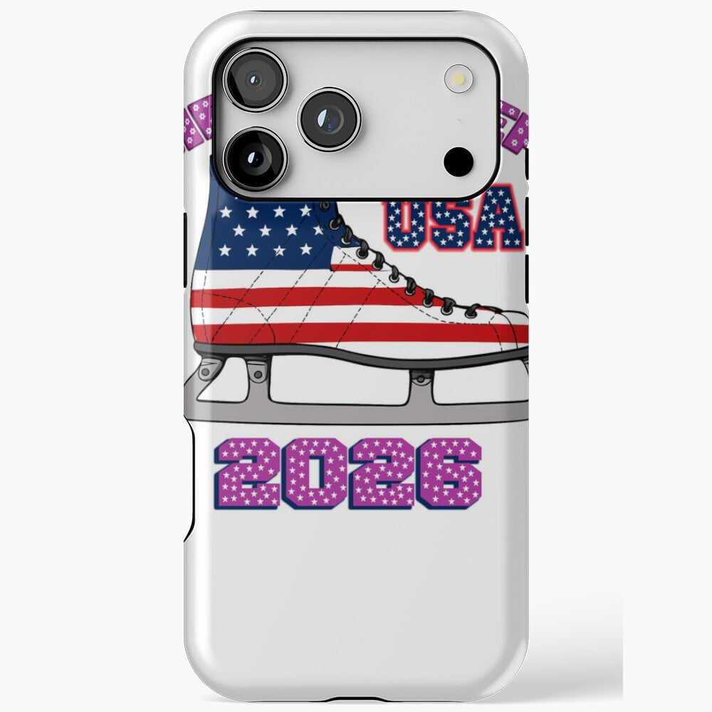 Girl Power Ice Skating 2026 iPhone Case 17 16 15 14 13 12 11 Pro Max ...