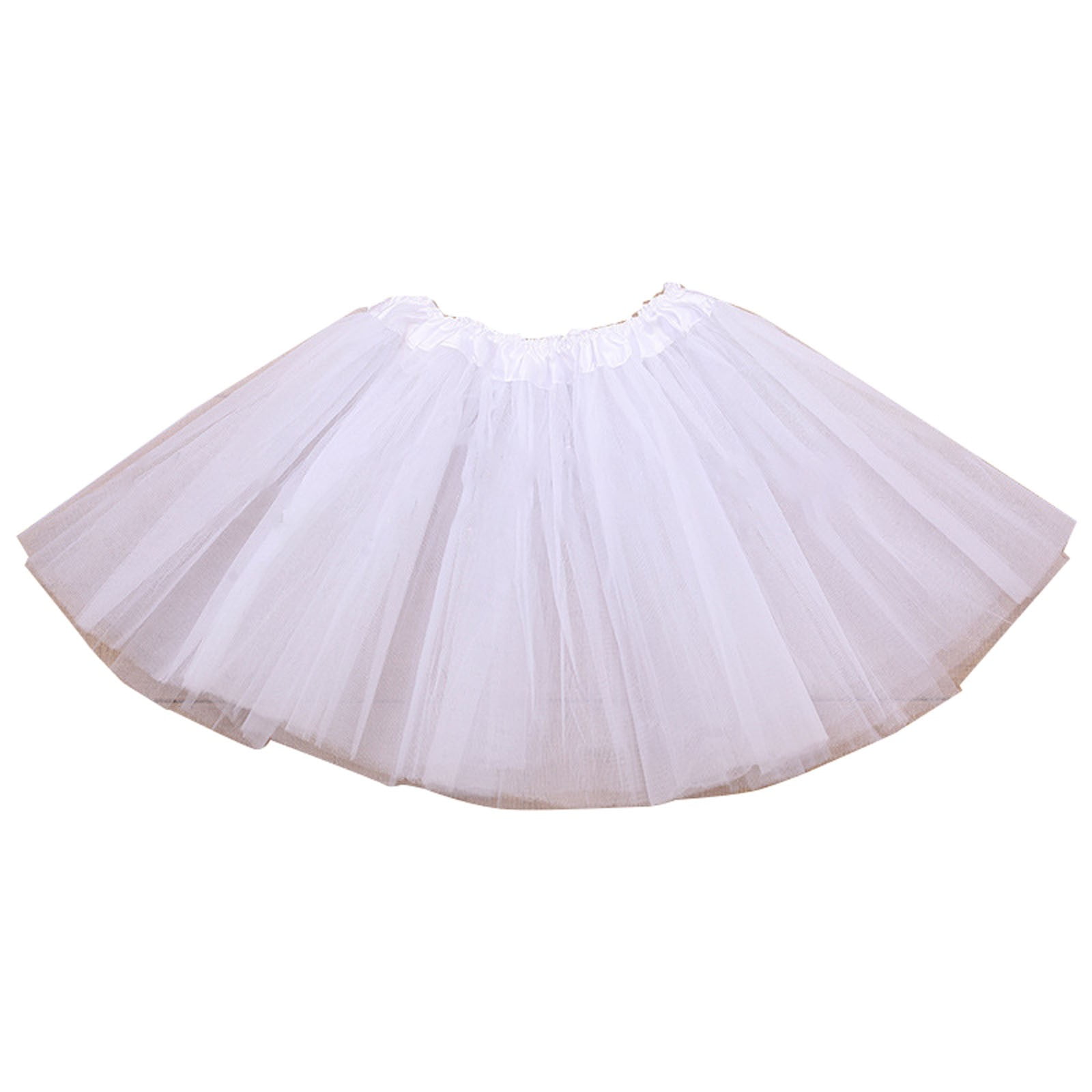 Girl Princess Skirt Three Layer Mesh Yarn Panton Skirts Halway Skirt ...