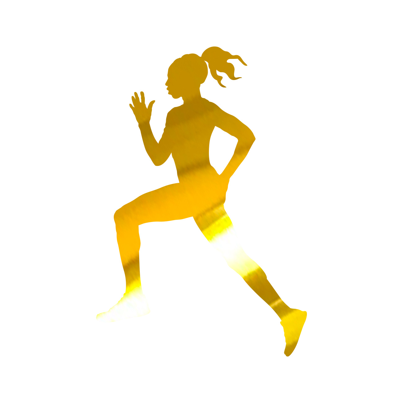 Girl Runner Sticker Decal Die Cut - Self Adhesive Vinyl - Weatherproof ...
