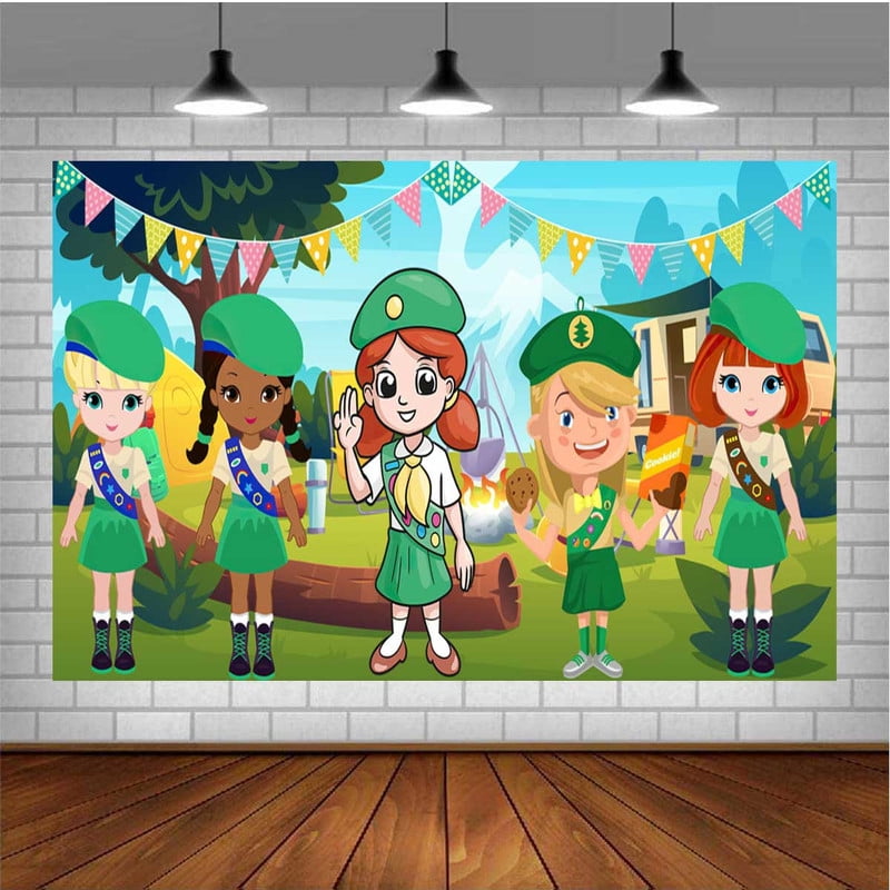 Girl Scout Taspestry Post Banner Backdrop Background Wall Decor Party ...
