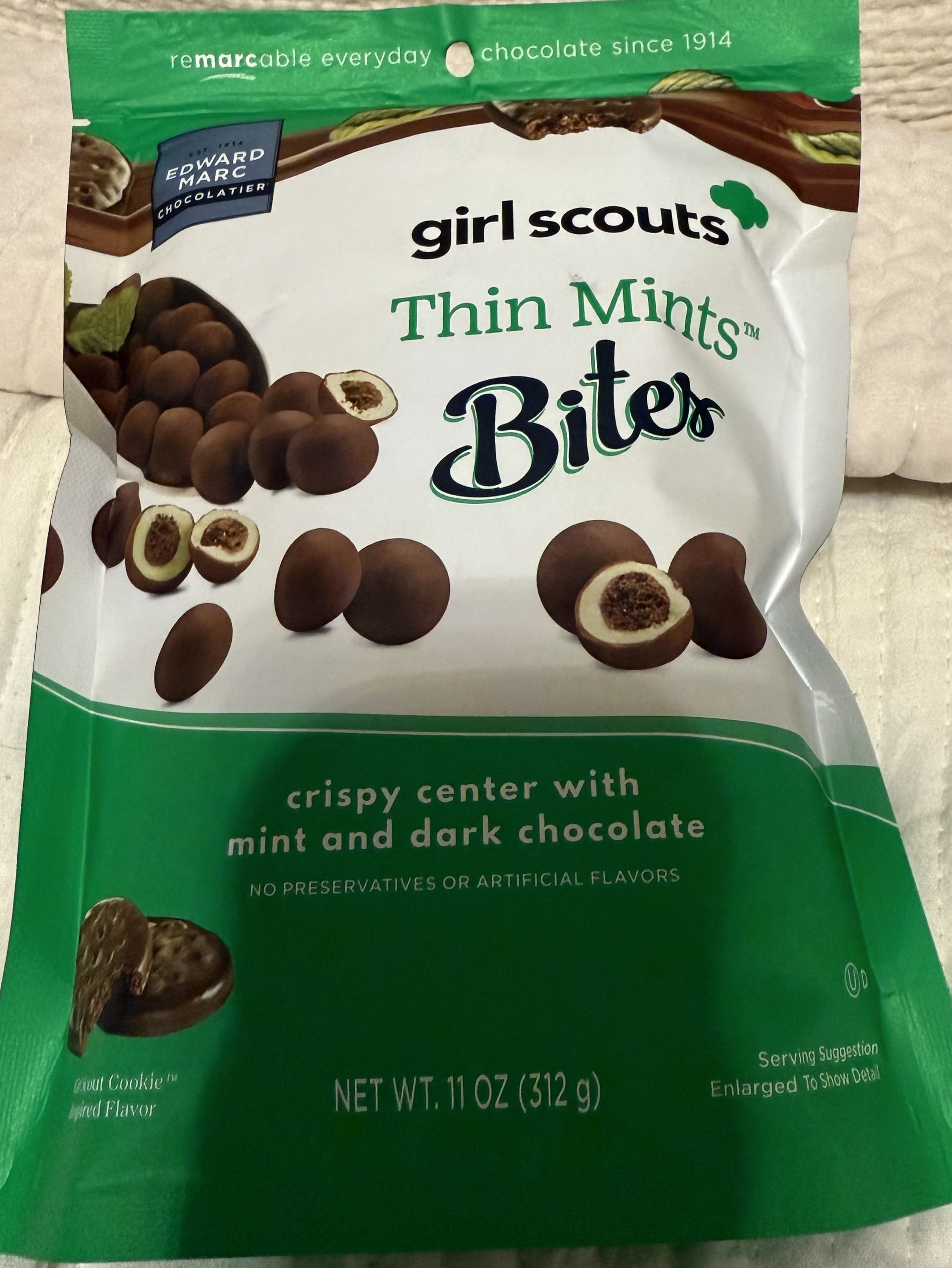 Girl Scouts Thin Mints Bites - Walmart.com