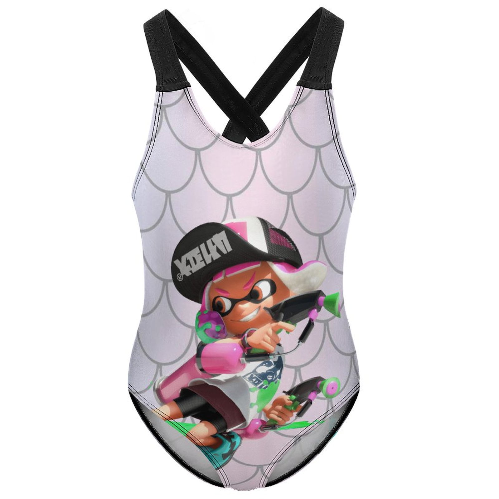 Girl Splatoon Squid Game Children's One-piece Swimsuit Summer Girl's ...