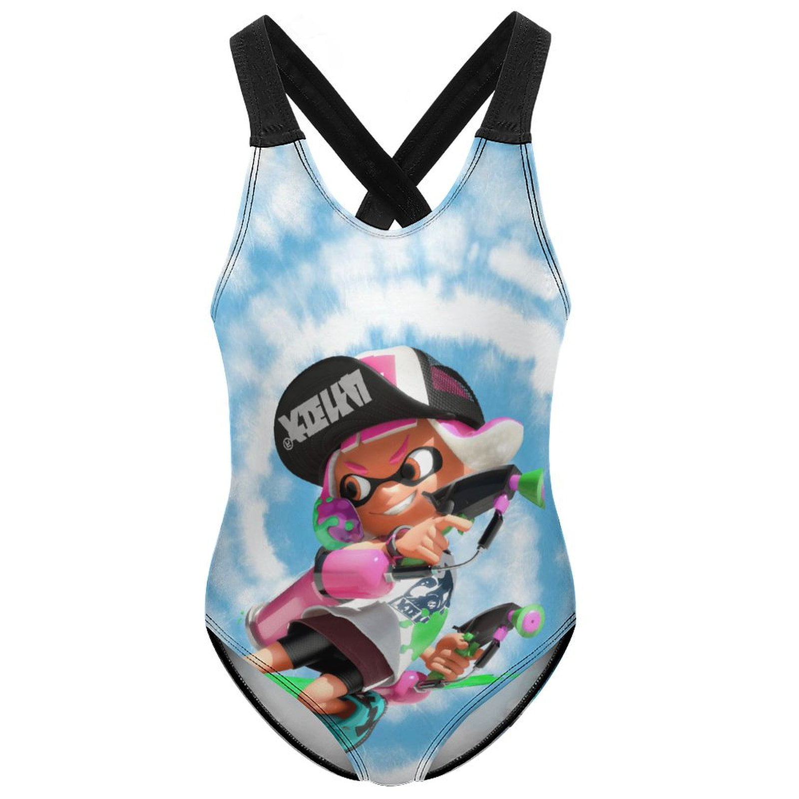 Girl Splatoon Squid Game Children's One-piece Swimsuit Summer Girl's ...