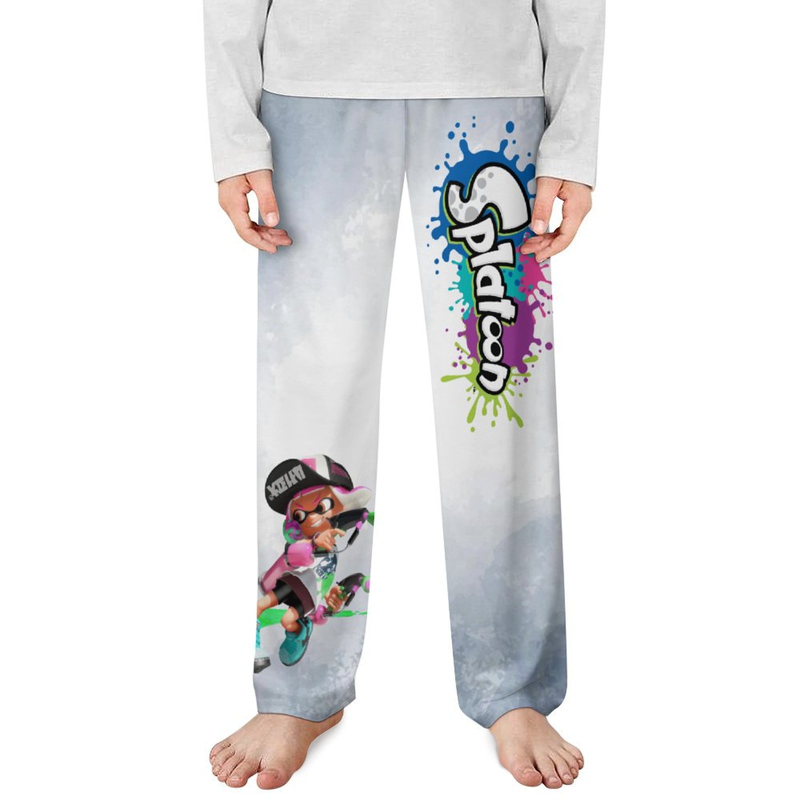 Girl Splatoon Squid Game Children's Pajamas Cozy Lounge Straight Leg ...