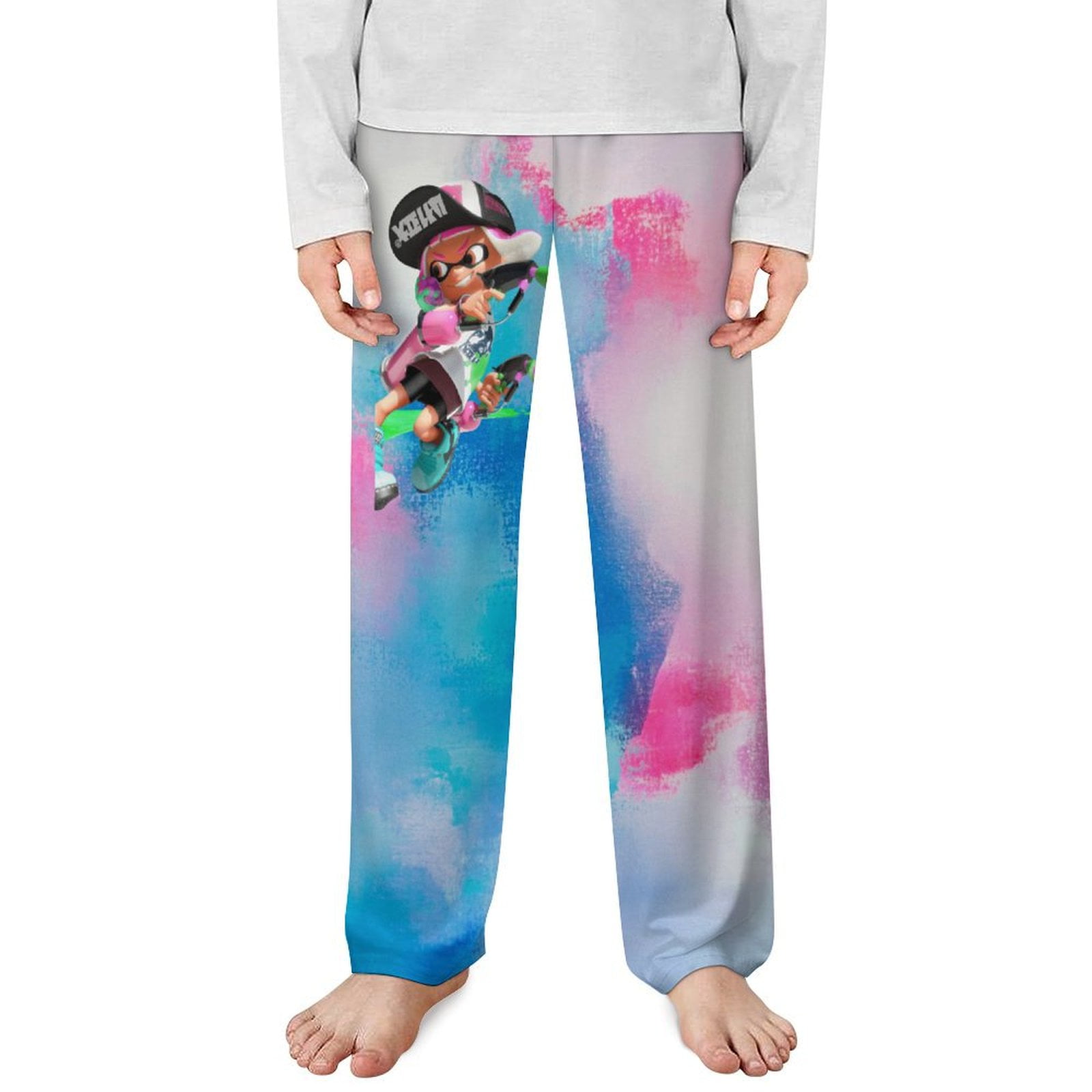 Girl Splatoon Squid Game Children's Pajamas Cozy Lounge Straight Leg ...