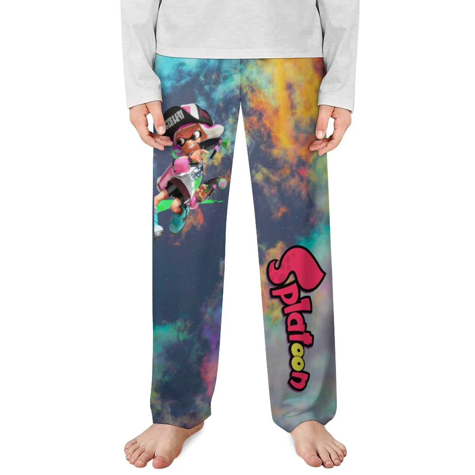 Girl Splatoon Squid Game Children's Pajamas Cozy Lounge Straight Leg ...