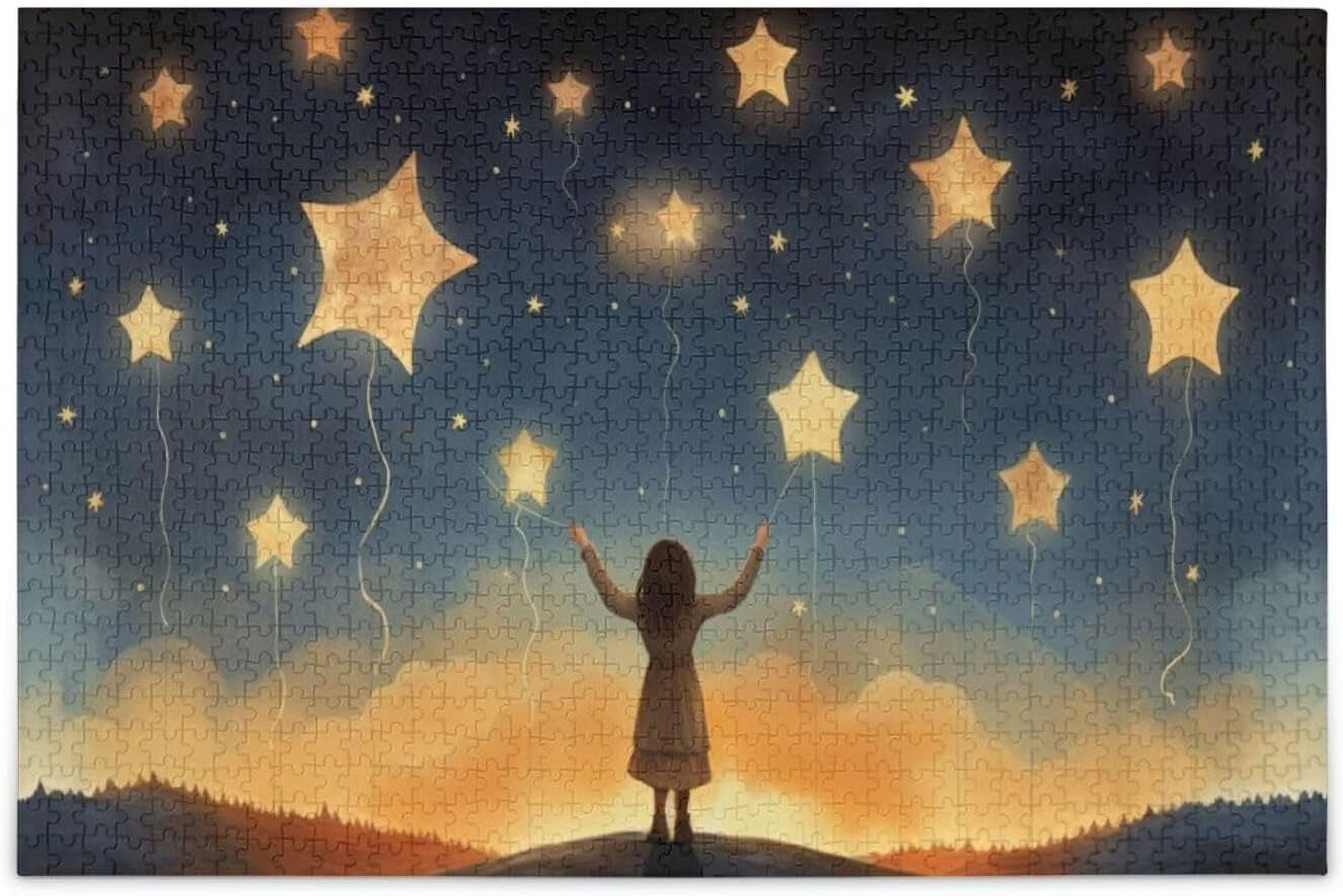 Girl Stars Puzzles for Adults 500 Pieces, Fun Puzzles for Teens Family ...