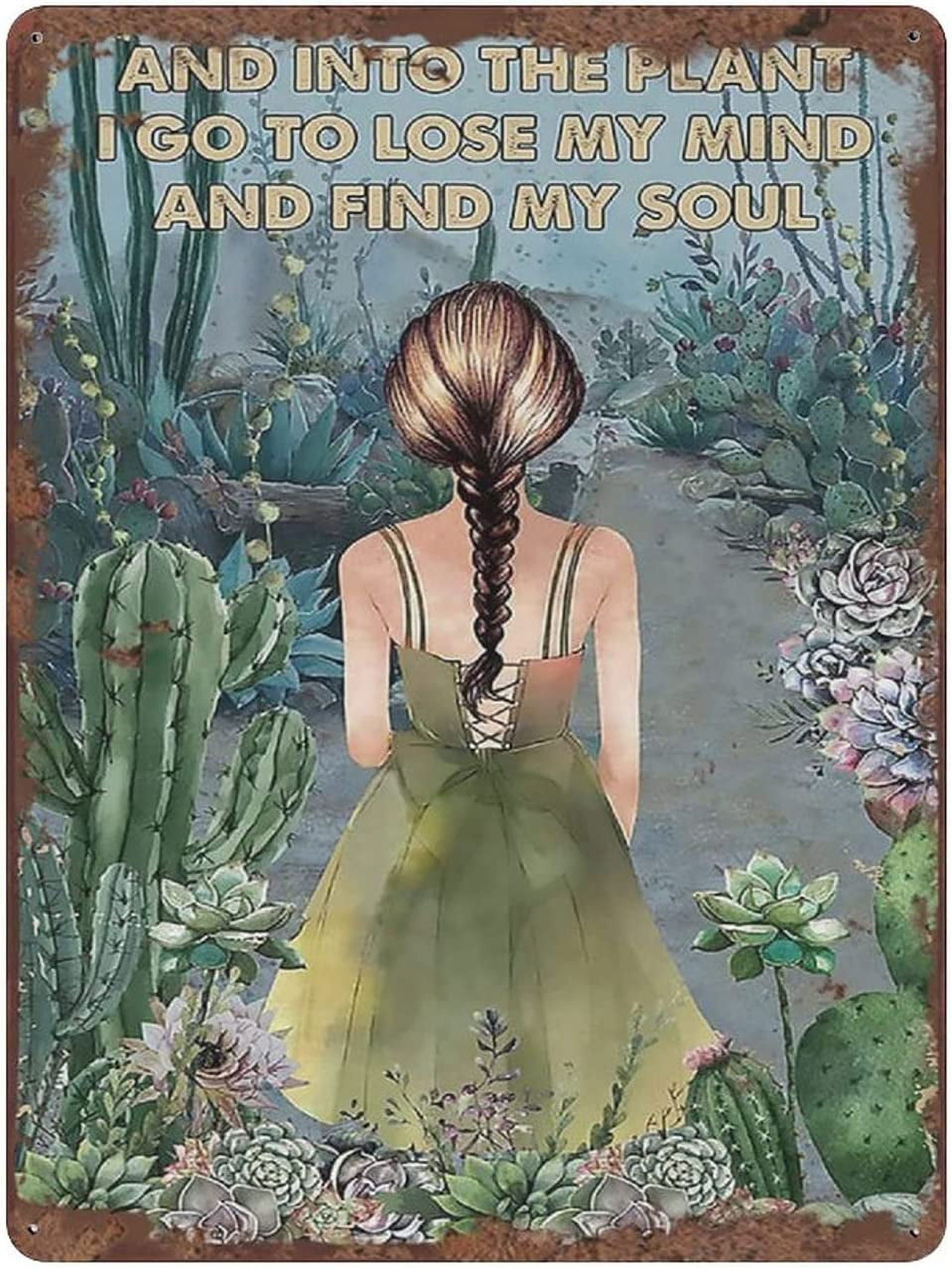 Girl Succulent Diamond Art Kits for Adults,And Into The Plant And I ...