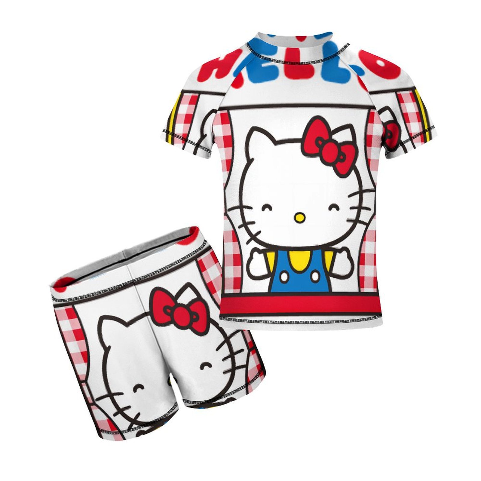 Girl Swimsuit Sets Hello Kitty Swimsuit Cute Beach Gift for Daughter 9 ...