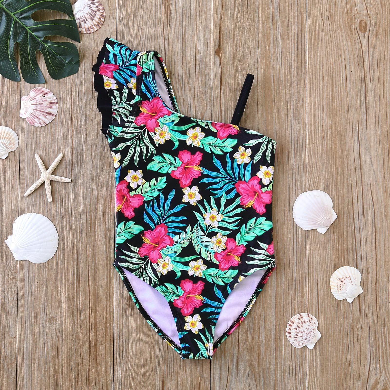 Girl Swimwear Family Matching Swimsuit Set Fashion Bikini Soft Bathing ...
