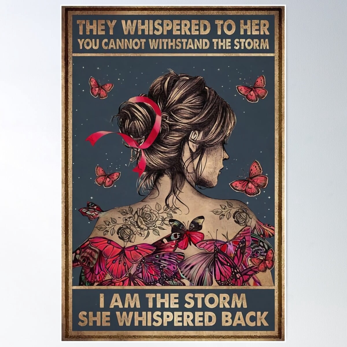 Girl They Whispered To Her You Cannot Withstand The Storm I Am The ...