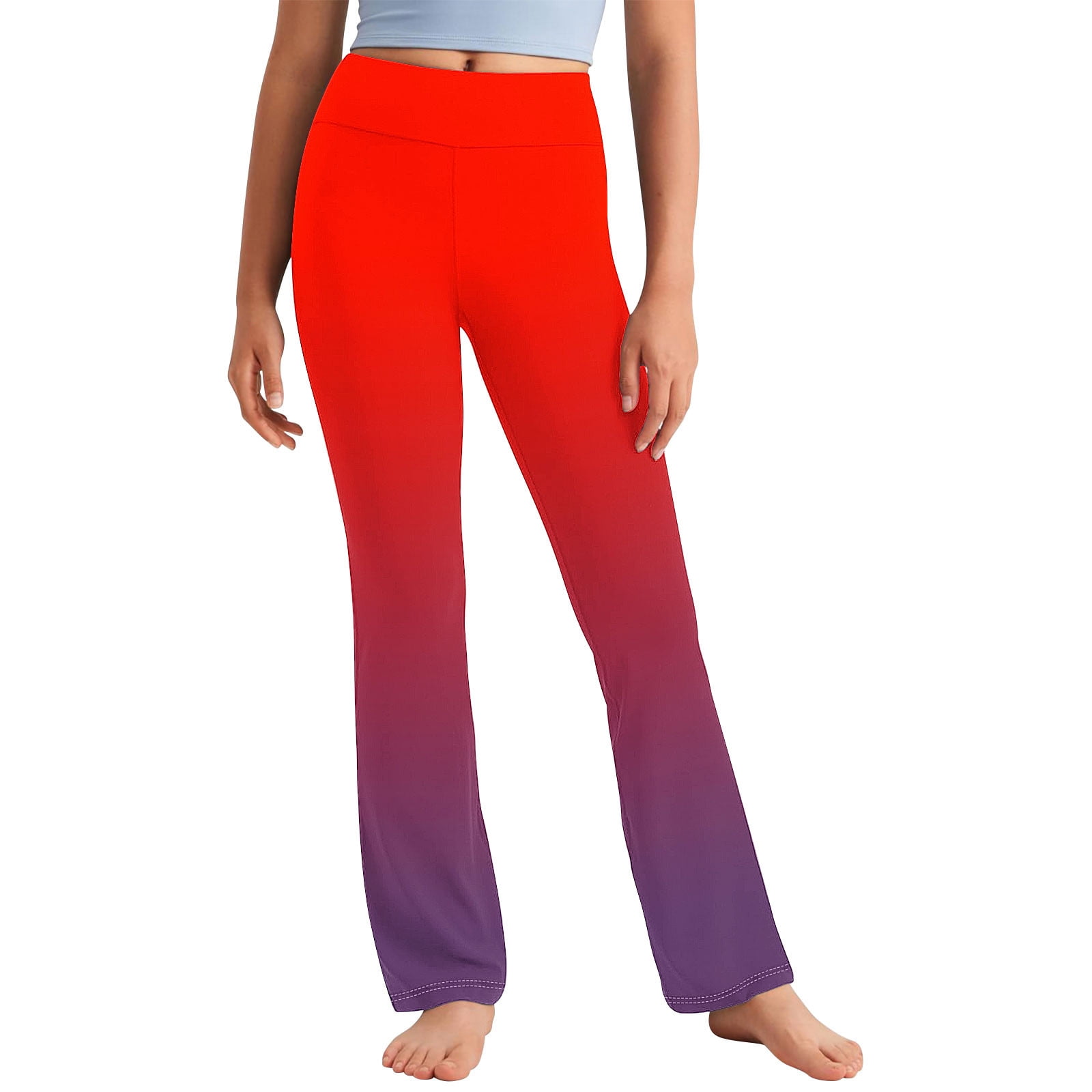 Girl Toddler Clothes Kids Flare Leggings Soccer Leggings for Girls ...