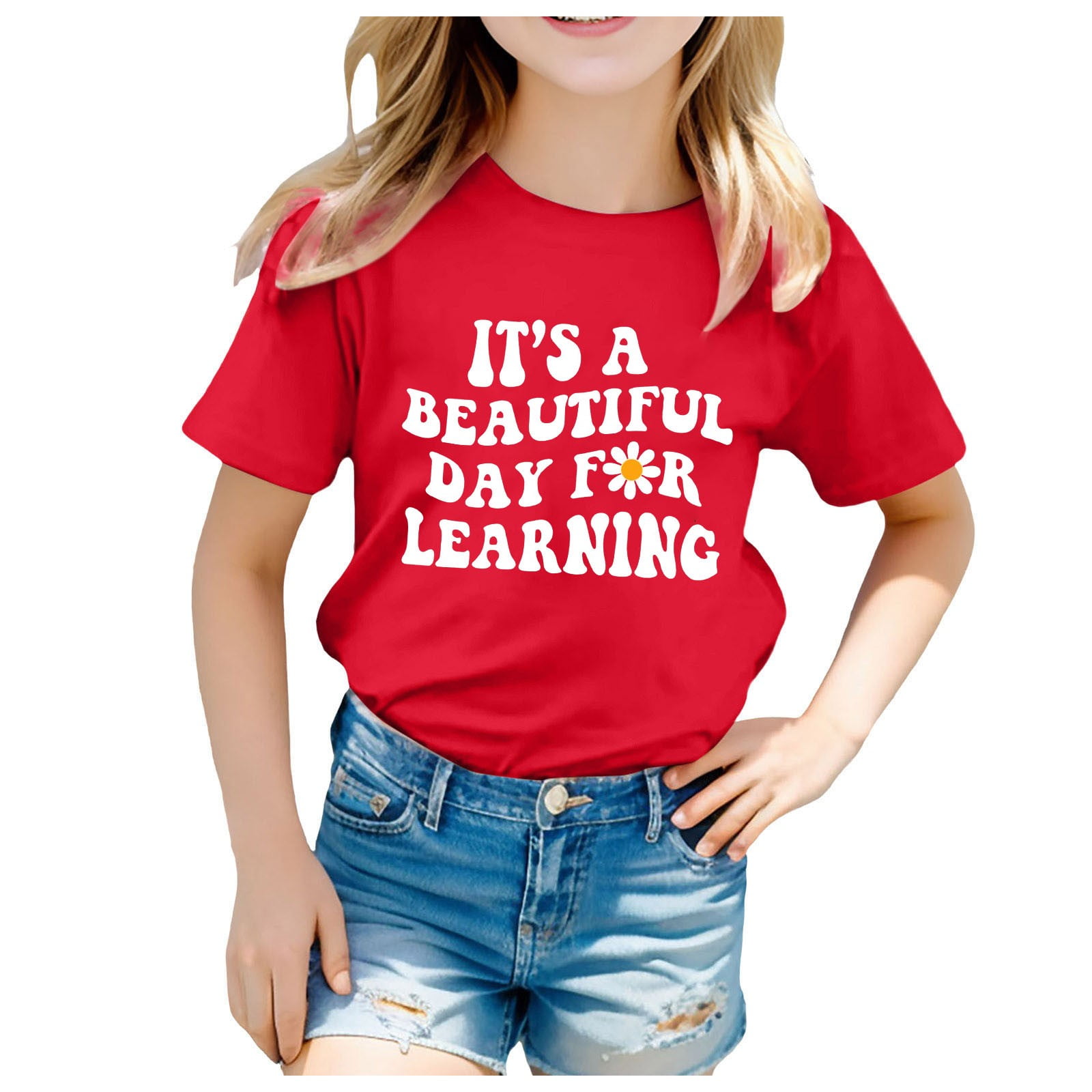 Girl Tops Size 12-14 Toddler Girls Happy 100th Day Of School Shirt ...