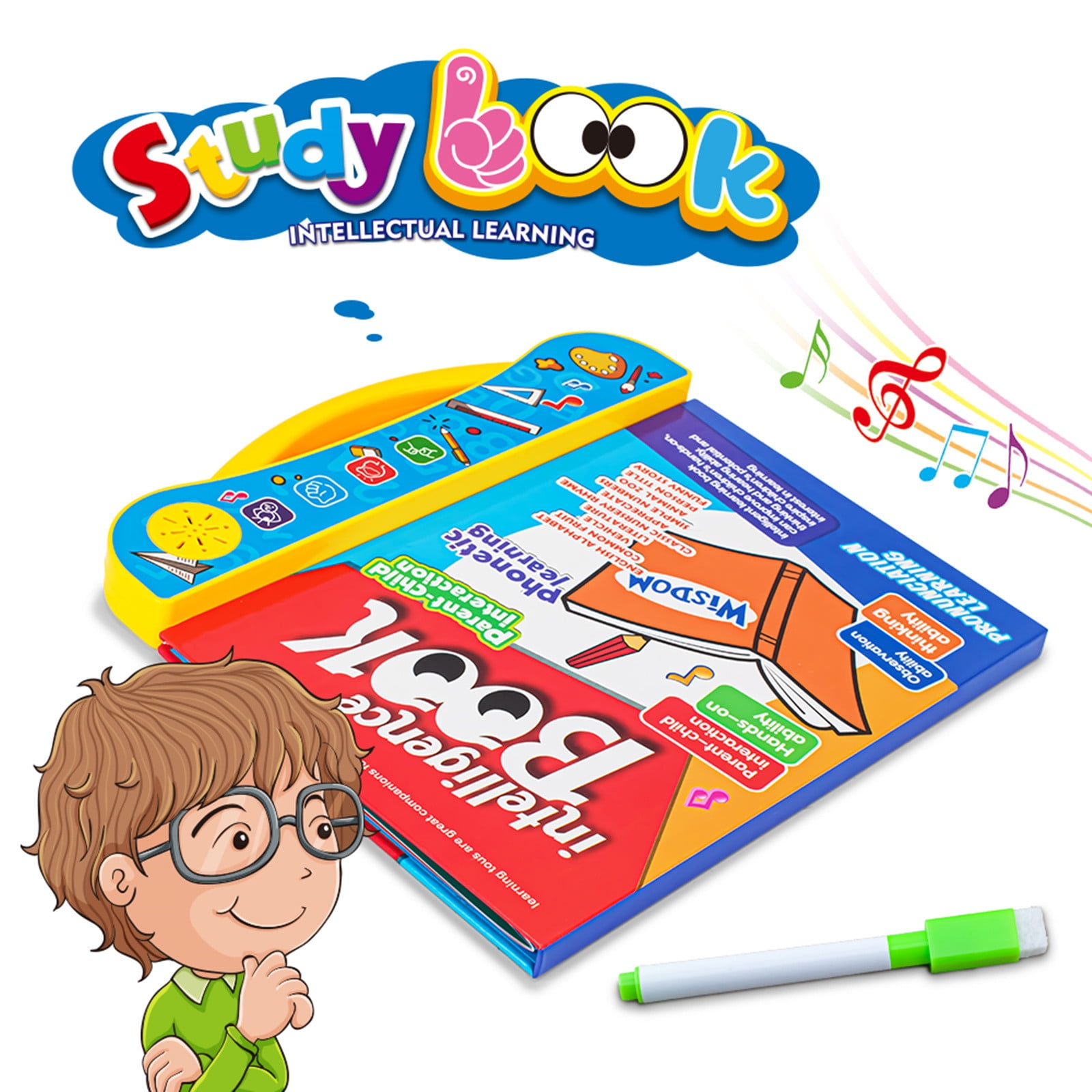 Girl Toys Kids ABC Sound Book for Children Interactive Toy with English ...