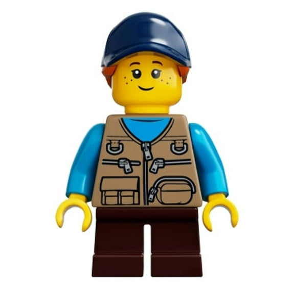 Girl (Treehouse, Freckles w/ Dark Tan Vest) - LEGO City / Ideas ...
